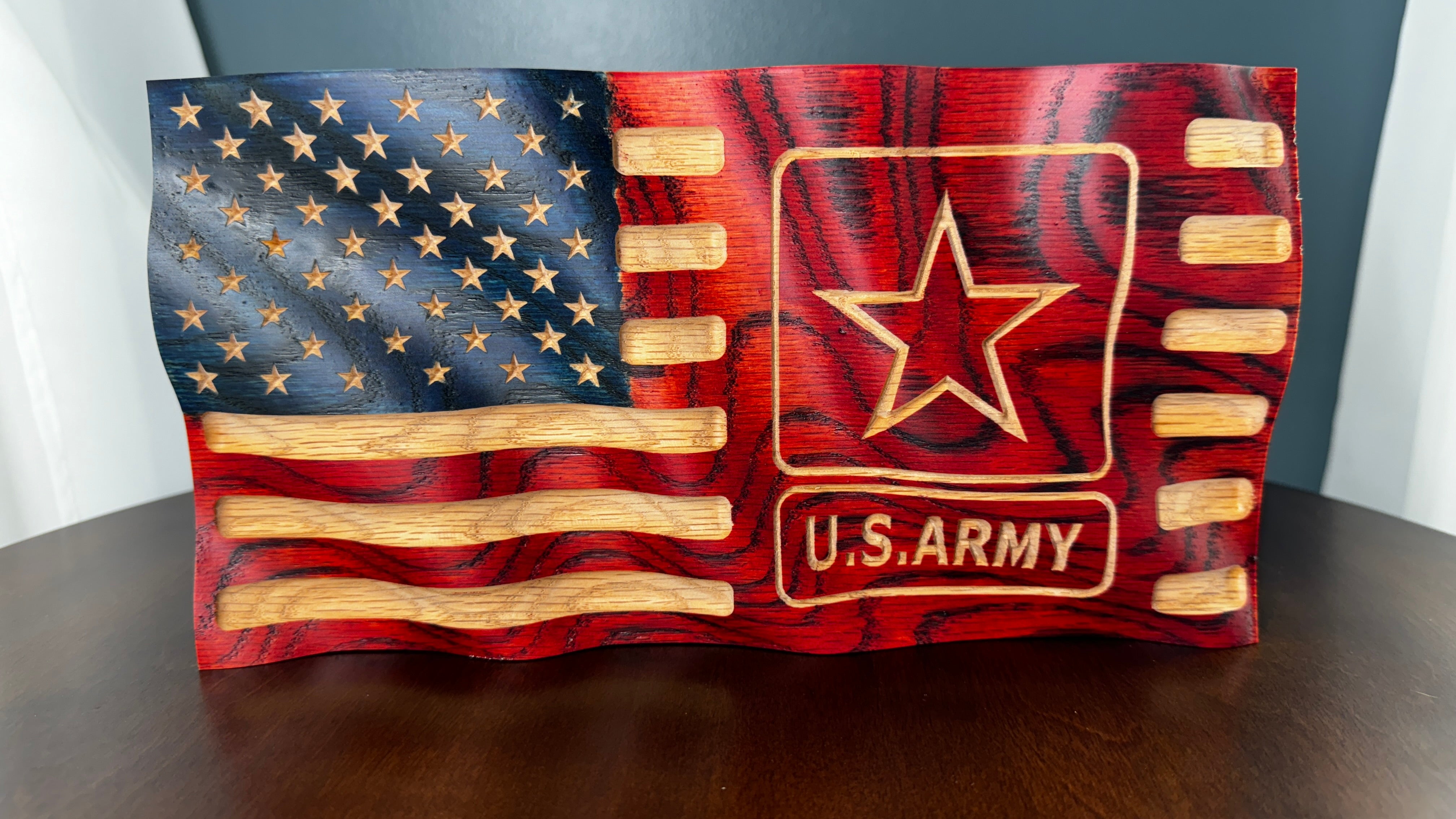 Small Army Flag (Personalization Available) | Lumber Frog Creations LLC