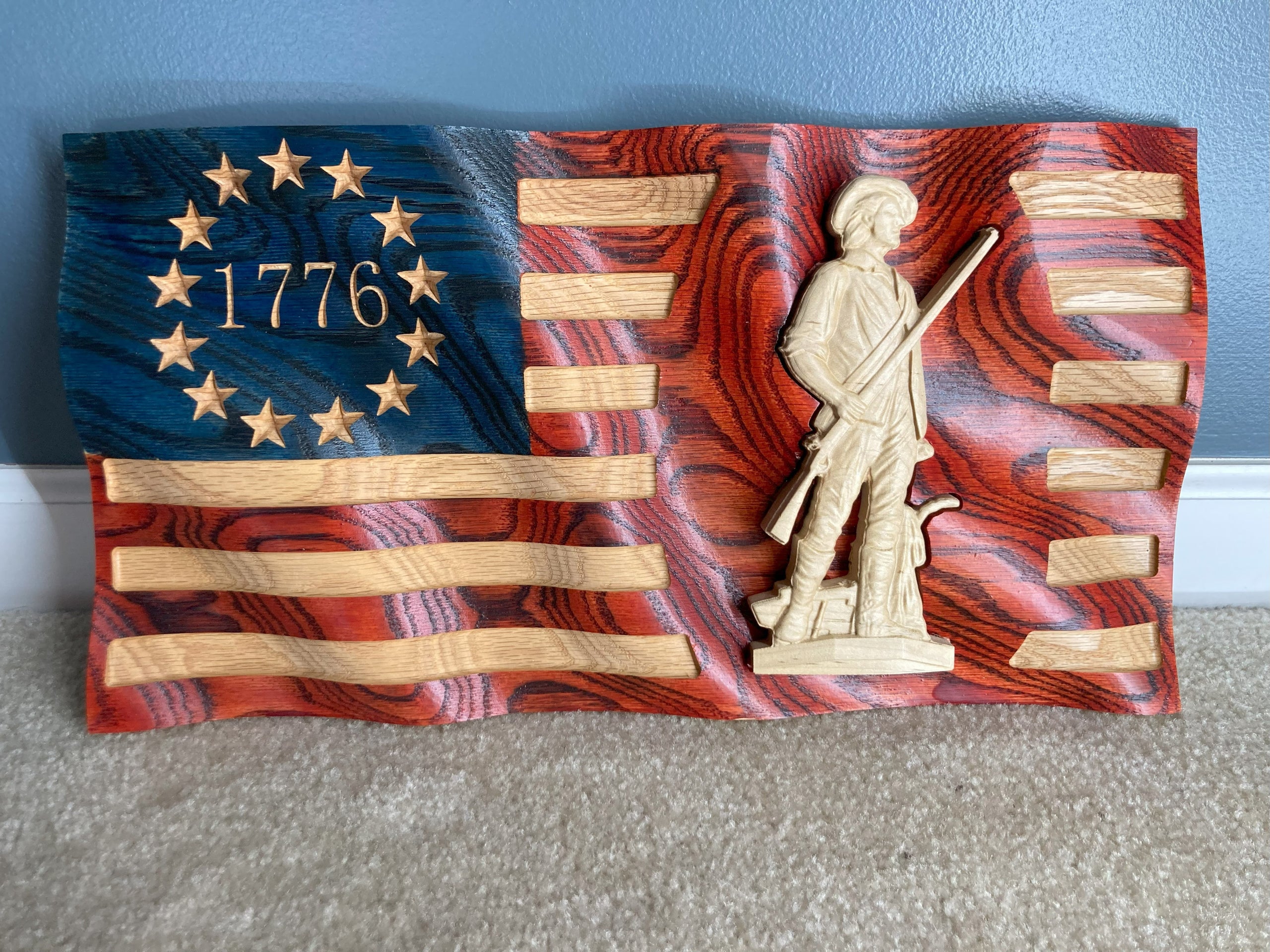 Minuteman Flag | Lumber Frog Creations LLC